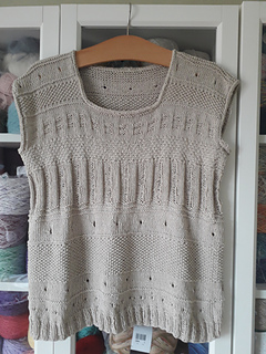 Ravelry: Sampler Linen Top pattern by Carmen Lara