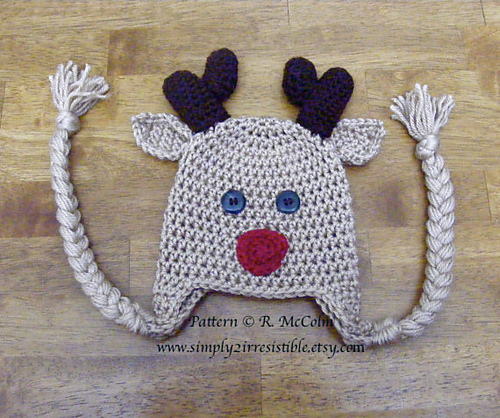 Ravelry: Rudolph Reindeer and Clarisse pattern by Ruth McColm
