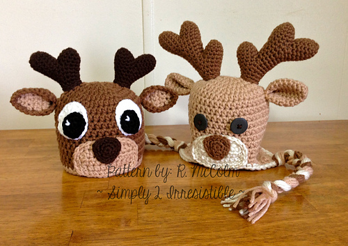Ravelry: Deer / Elk Beanie and Cover Set pattern by Ruth McColm