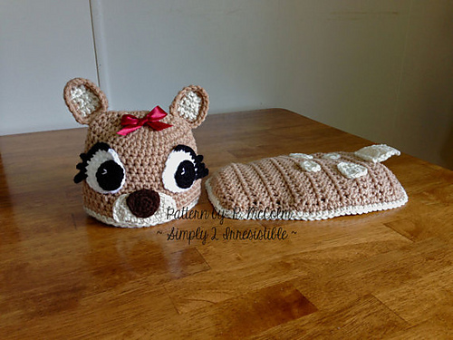 Ravelry: Rudolph Reindeer Beanie Cover Set pattern by Ruth McColm
