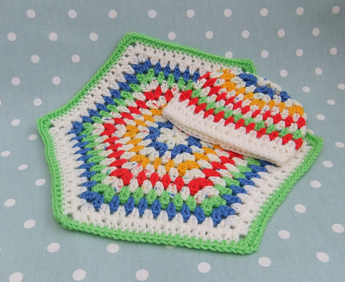 Ravelry: Hexagon Granny Preemie Set pattern by Ruth Venables
