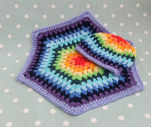 Ravelry: Hexagon Granny Preemie Set pattern by Ruth Venables