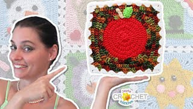 Ravelry: Apple Blanket Square September 2017 pattern by Jayda InStitches