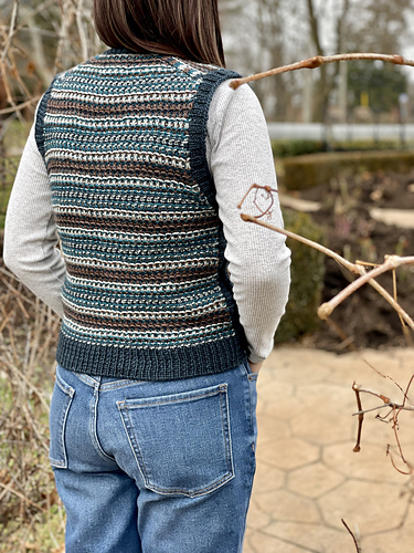 Ravelry: Sprig Slipover Vest pattern by Sarah Opie