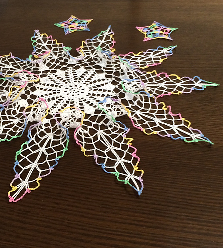 Ravelry: Octopus Ruffled Doily pattern by American Thread Company