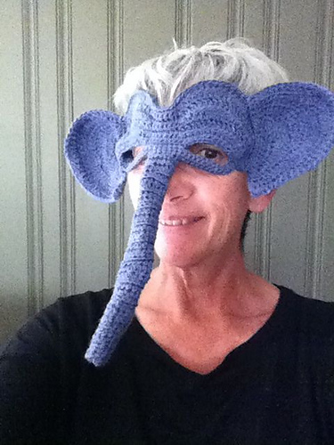Ravelry: Elephant Mask pattern by Akua Lezli Hope AkuaDesigns