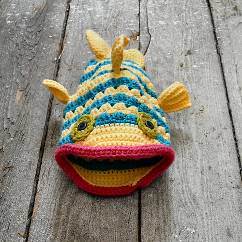 Ravelry: Fish Hat pattern by Sally Gorski McCaffrey