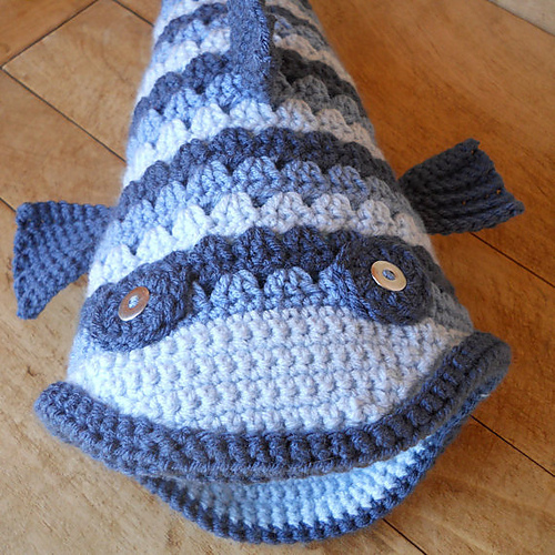 Ravelry: Fish Hat pattern by Sally Gorski McCaffrey