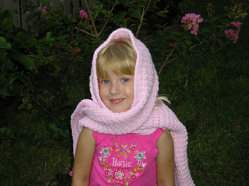 Ravelry: Little Red Riding Hood's Hooded Scarf pattern by Lion Brand Yarn