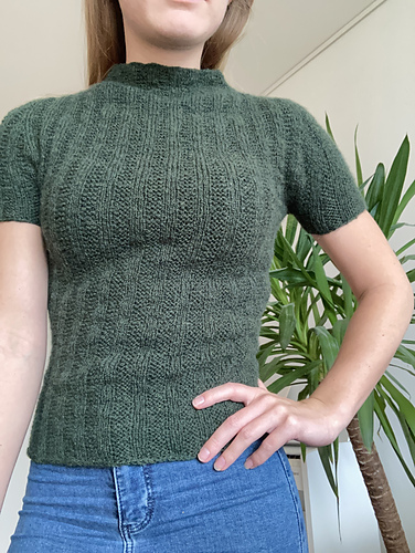 Ravelry: Ribba t-shirt pattern by Lene-Marie Aas