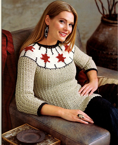 Ravelry: Star-Studded Sweater pattern by Elena Malo