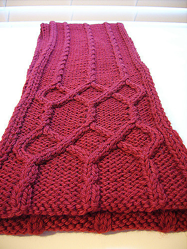 Ravelry: Connections: A Red Scarf pattern by Sandi Wiseheart
