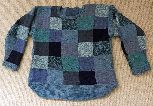 Ravelry: Patchwork Squares Jersey pattern by Sandra de Wet