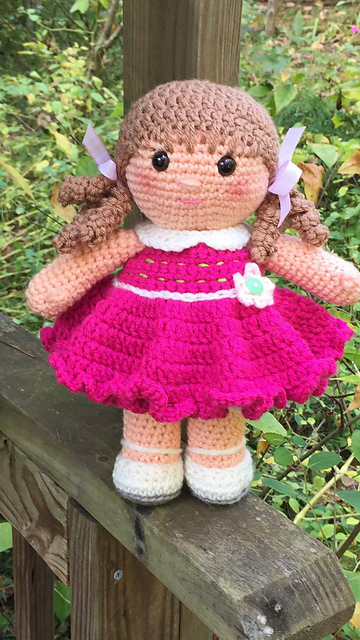 Ravelry: Marci Doll and First Ruffly Dress pattern by Sandy Nordwall Eggers