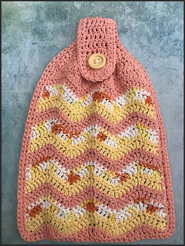 Ravelry: Hanging Kitchen Bathroom Towel pattern by Sandy Rushton