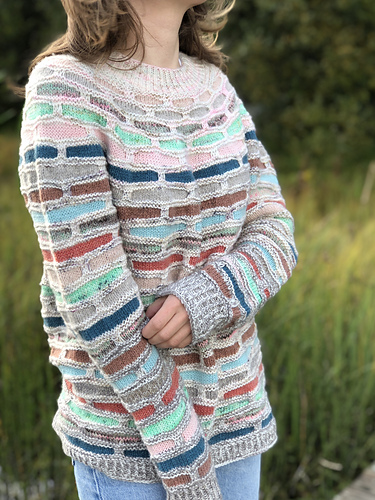 Ravelry: Painting Bricks Sweater pattern by Stephen West