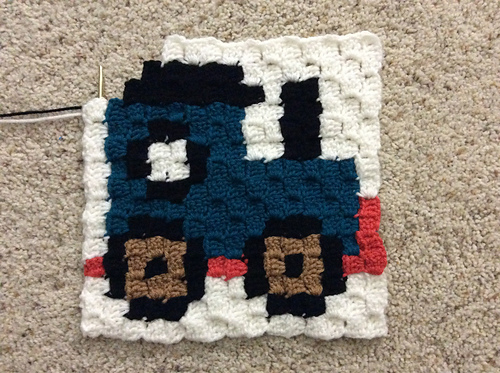 Ravelry: Train C2C Block pattern by Sanofer Abdullah