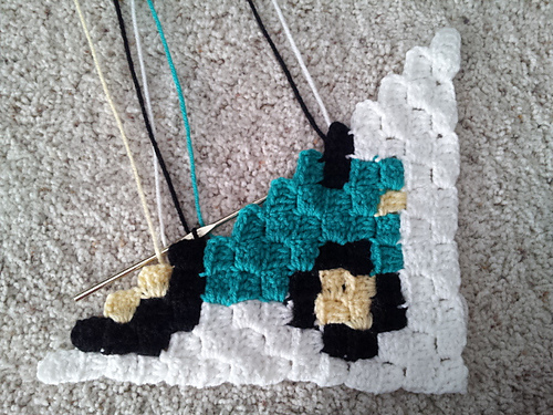 Ravelry: Tractor C2C Block pattern by Sanofer Abdullah