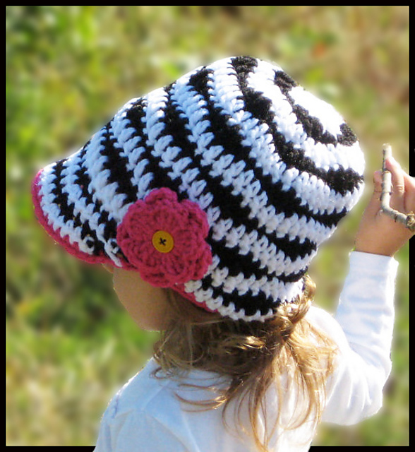 Ravelry: Funky Zebra Hat Crochet Pattern pattern by saol boutique
