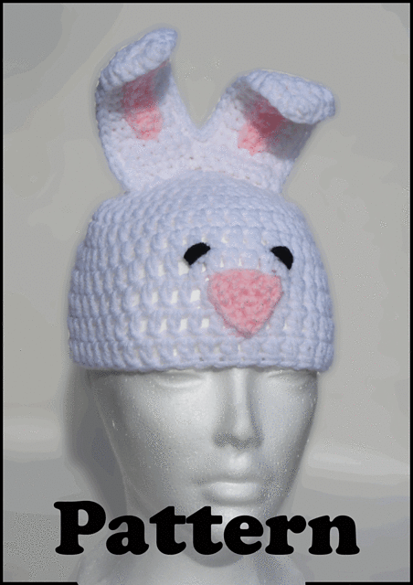 Ravelry: Rabbit/Bunny Hat Crochet Pattern pattern by saol boutique