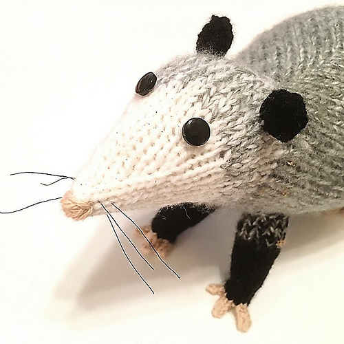 Nothing's as awesome as a knitted opossum : r/knitting