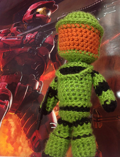 Ravelry: Master Chief Halo pattern by SarahBeth