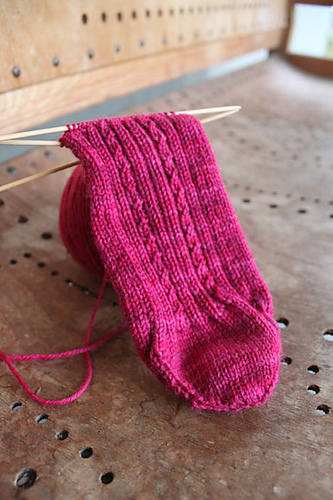 Ravelry: Toe-up Socks pattern by Leah Mitchell