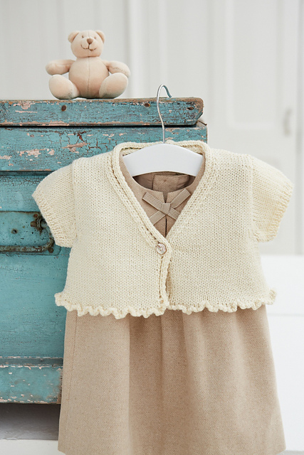 Ravelry: Frilly cardigan pattern by Sarah Hatton