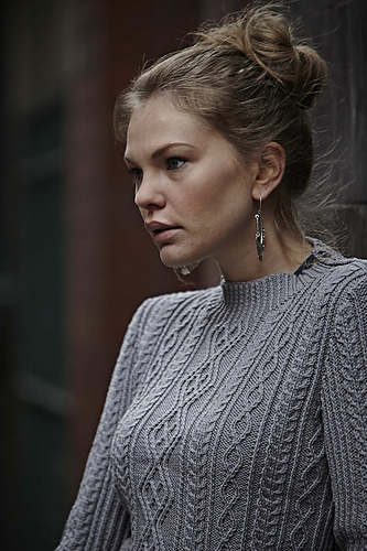 Ravelry: Twisted cable sweater pattern by Sarah Hatton
