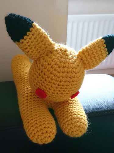 Ravelry: Pokemon "Flat" Pikachu Amigurumi pattern by Codi Hudnall