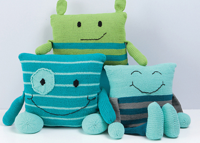 Ravelry: Monster Pillows pattern by Rebecca Danger