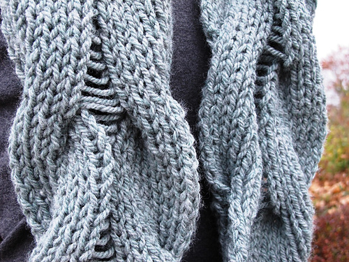 Ravelry: Reversible Cables Infinity Scarf or Cowl pattern by Sarah ...