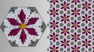 Ravelry: Hexa flower motif pattern by Sara's crochet1111
