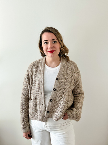 Ravelry: Book Club cardigan pattern by Sari Nordlund