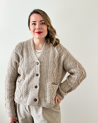Ravelry: Book Club cardigan pattern by Sari Nordlund