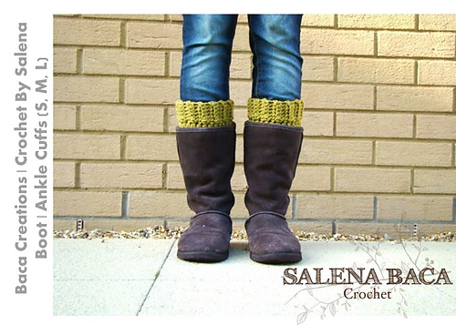 Ravelry: Boot / Ankle Cuffs pattern by Salena Baca