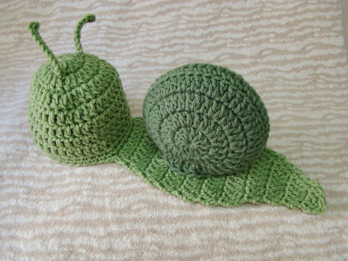 Ravelry: Snail Hat and Body Cover Newborn Prop pattern by Salena Baca