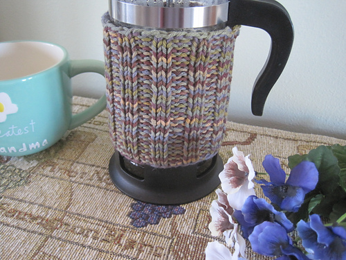 Ravelry: French Press Cozy pattern by Bunchberry Studio