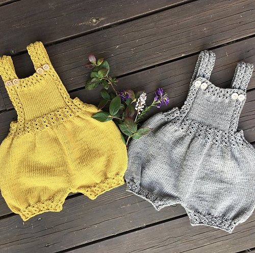 Ravelry: Småfletteromper / Mock Cable Romper pattern by scandiknit