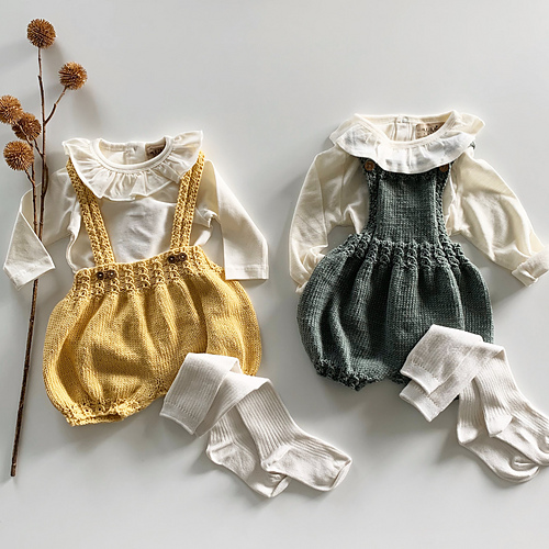 Ravelry: Småfletteromper / Mock Cable Romper pattern by scandiknit