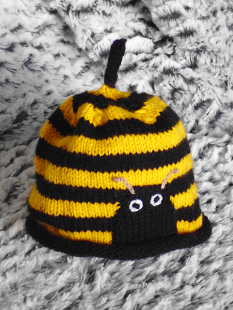 Ravelry: Buzzy Bee Knitted Animal Hat pattern by Fiona Goble