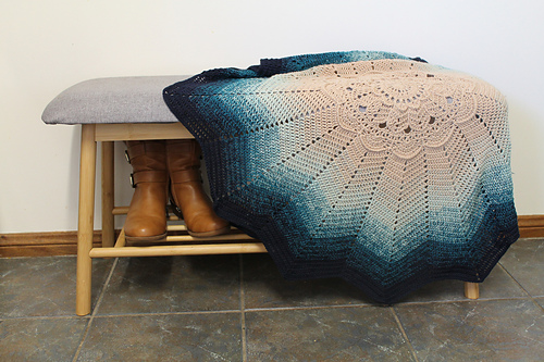 Ravelry: Flower Ripple Blanket pattern by Shelley Cottom