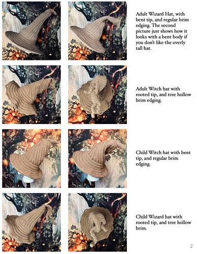 Ravelry: Woodland Witch Wizard Hat pattern by Sonia Childers