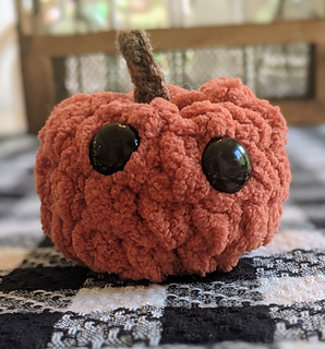 Ravelry: Bitty BOO! Pumpkin pattern by Stephanie DeBiasio