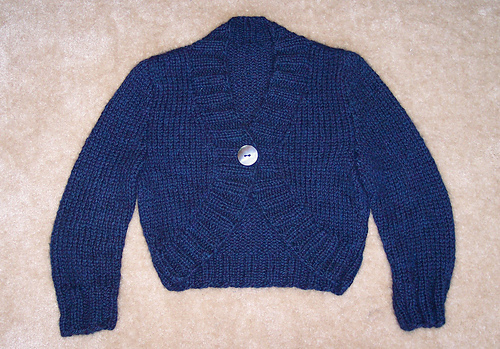 Ravelry: Chunky Alpaca Bolero pattern by Sarah Hoadley