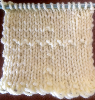 Ravelry: Window Pane Check pattern by Judy Brittain