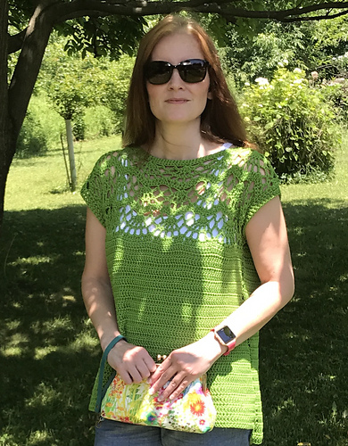 Ravelry: Pearl shell top pattern by Ana D