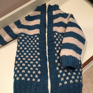 Ravelry: seasonmw's Window Pane and Stripes with airplanes