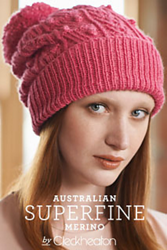 Ravelry: Slouchy Aran Beanie #401 pattern by Cleckheaton