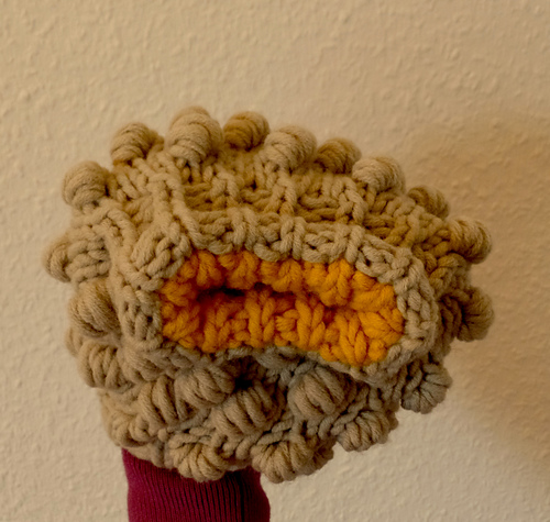 Ravelry: Knooking Wendemuff pattern by Mollie Makes